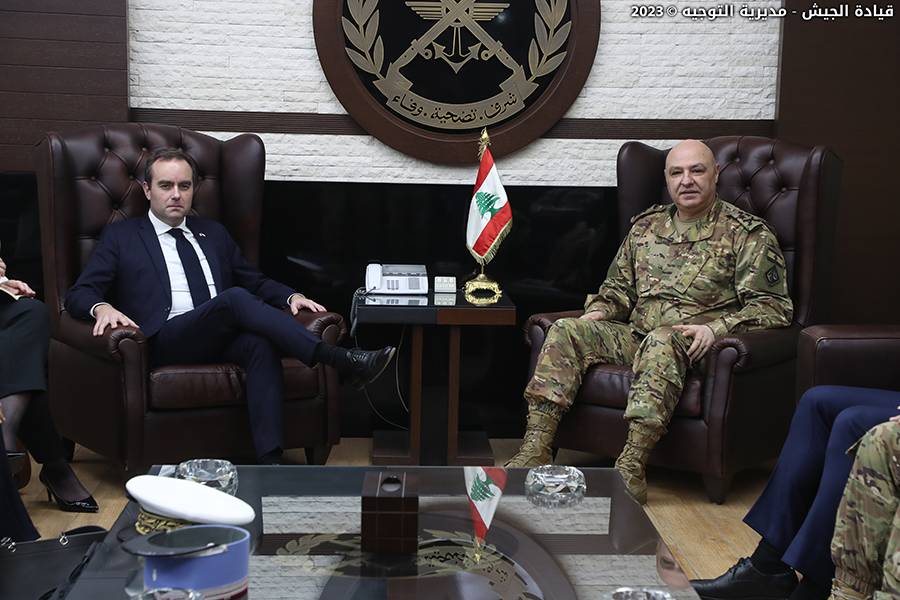 قائد الجيش يلتقي وزير الدفاع الفرنسي | نداء الوطن