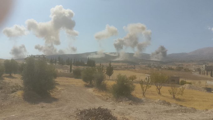 بالصور والفيديو: غارات إسرائيلية تستهدف السلسلة الشرقية للبقاع | نداء الوطن